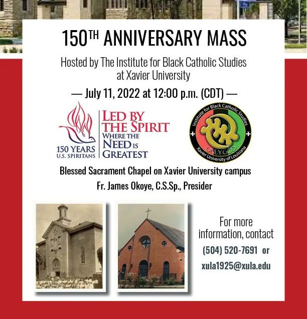 Spiritans to celebrate 150 years in US with Mass at XULA