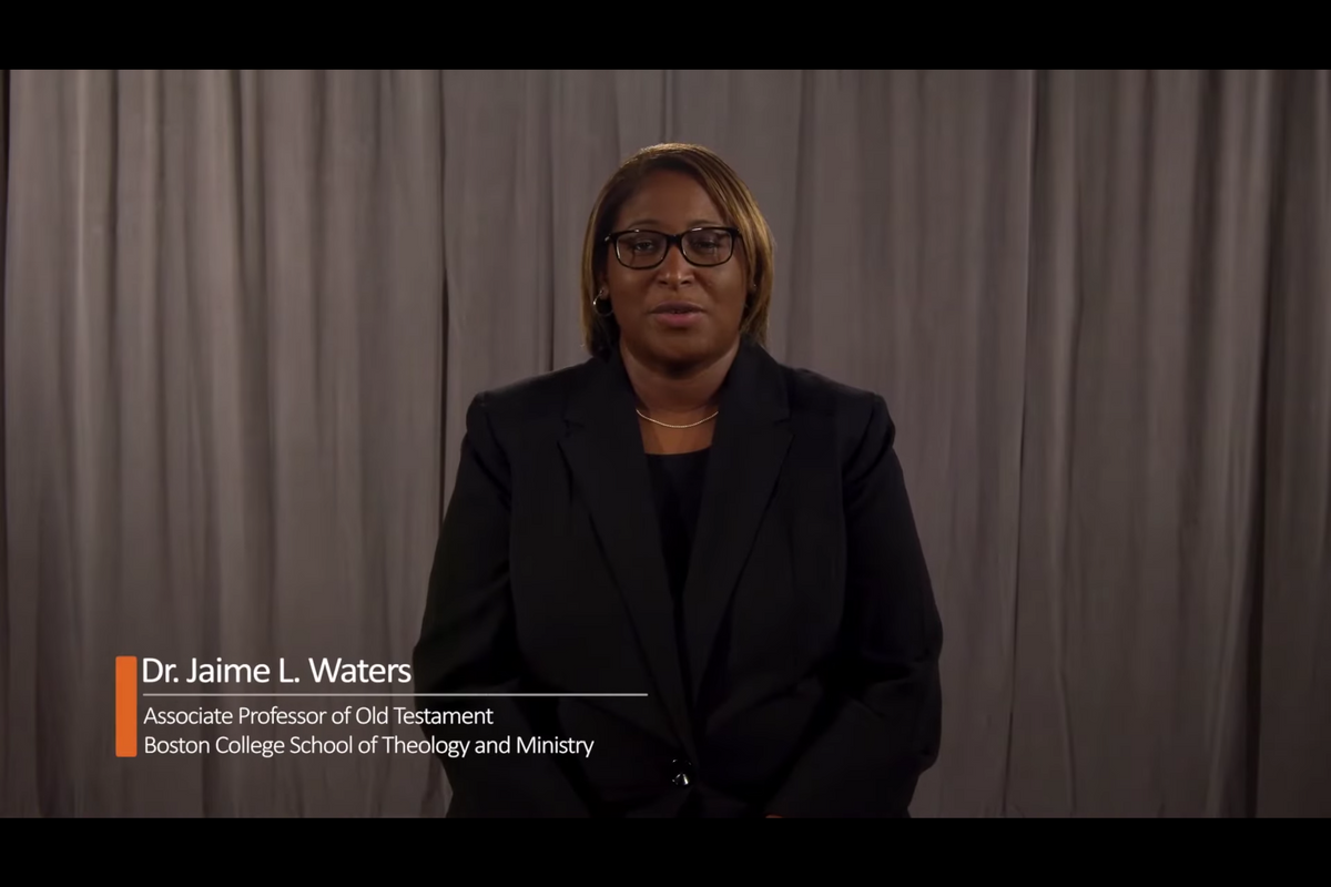 Dr. Jaime Waters featured in new USCCB Bible video series