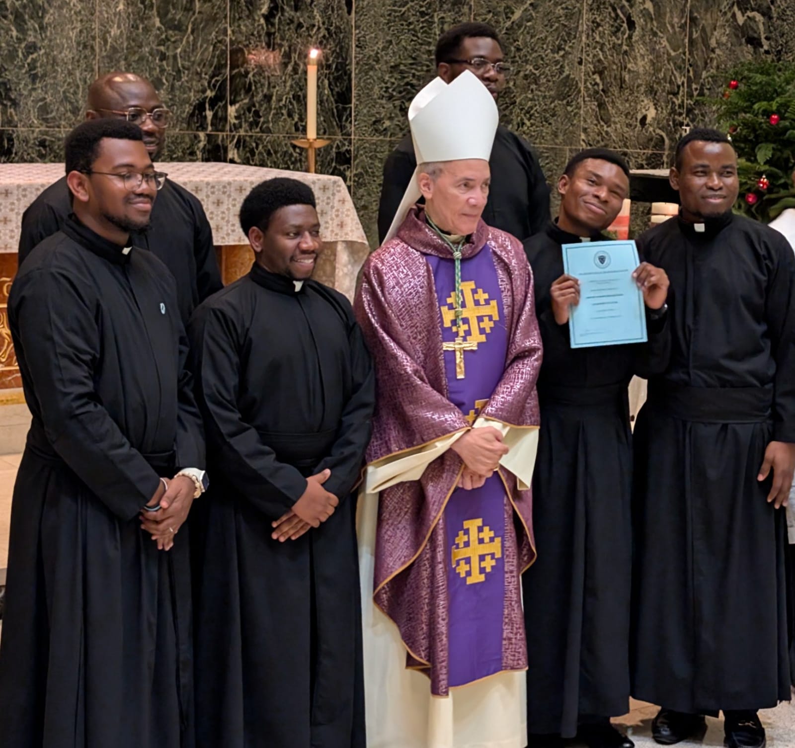 Josephites make final professions, eight instituted as acolytes and lectors